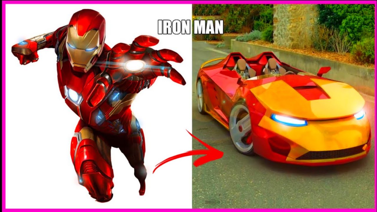 Superheroes characters As Cars 🔥🔥 - YouTube