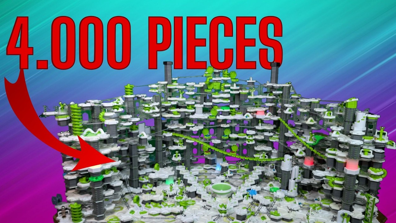 ULTIMATE GRAVITRAX TRACK | 4000 PIECES - YouTube