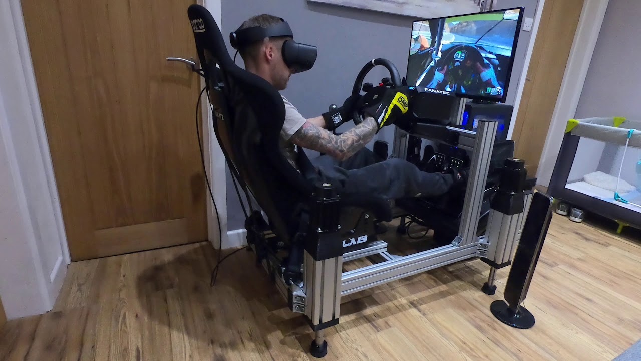 Lap of the Nürburgring on my SFX-100 motion simulator - YouTube