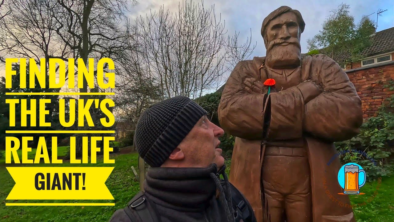 The UK's Real Life Giant in Ilkeston, Derbyshire. With local pub visits ...