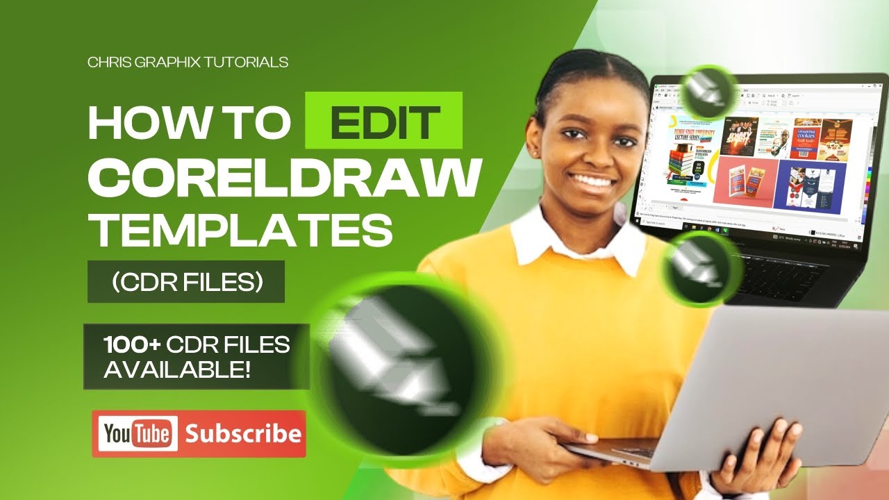 HOW TO EDIT CORELDRAW TEMPLATES - YouTube