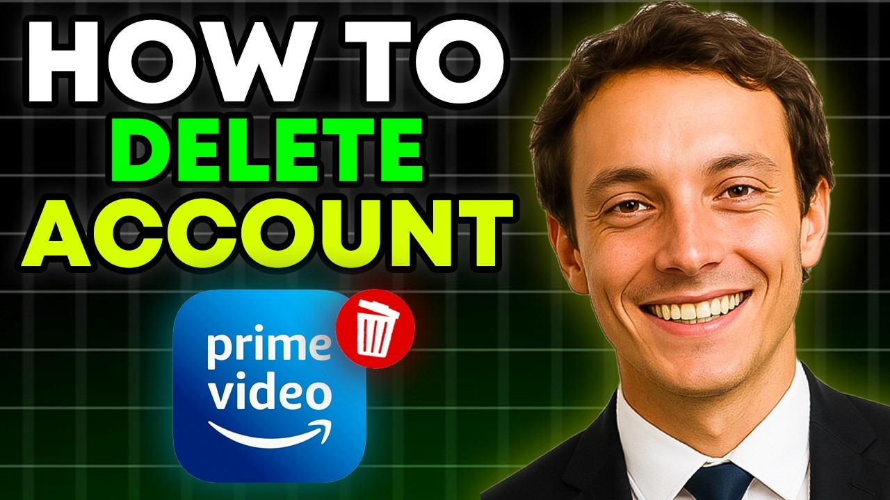 How To EASILY Delete Amazon Prime Video Account (NEW 2025 Guide!) - YouTube