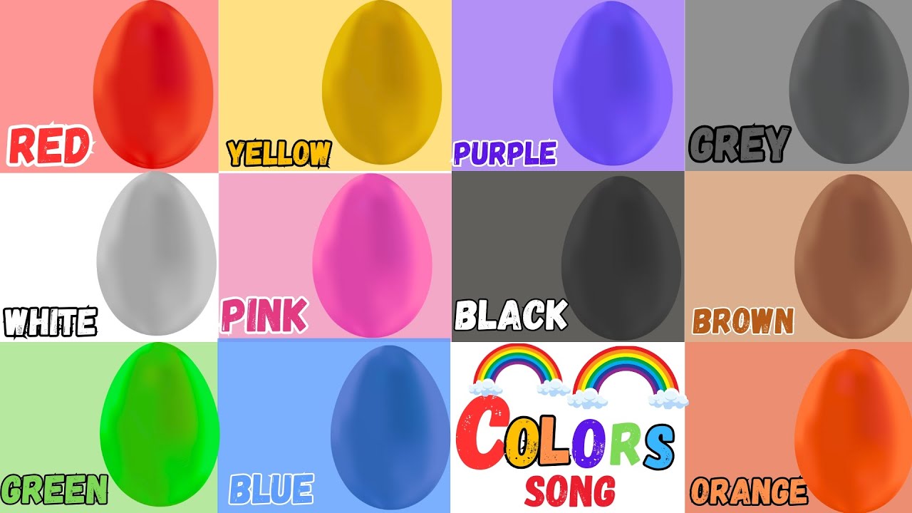 Tertiary Colors Song | Best Way To Learn the Colours | Nursery Rhymes ...