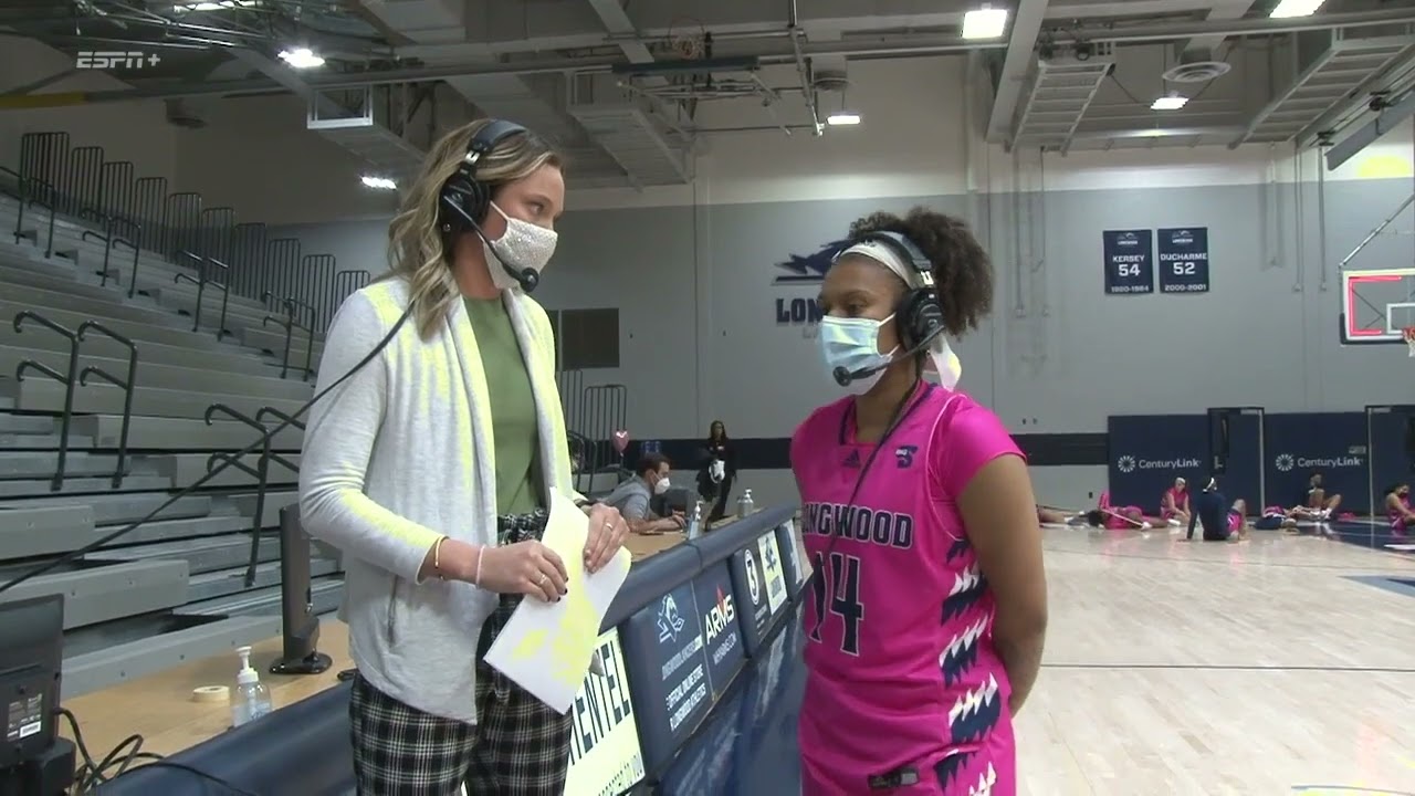 Longwood WBB: Tra'Dayja Smith Post Game Interview vs Campbell - YouTube