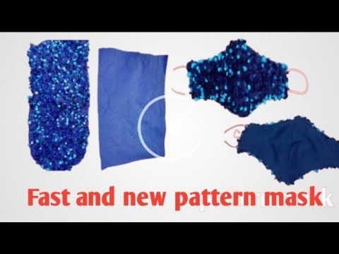 very easy new style face mask/ New pattern 2021🔥🔥🔥FAST and EAZY face ...