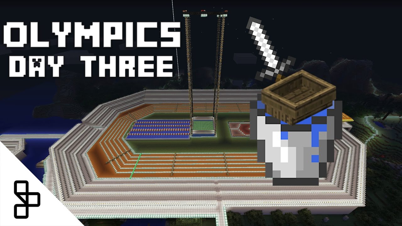 Things to do in Minecraft - 2016 Olympics: Day 3 - YouTube