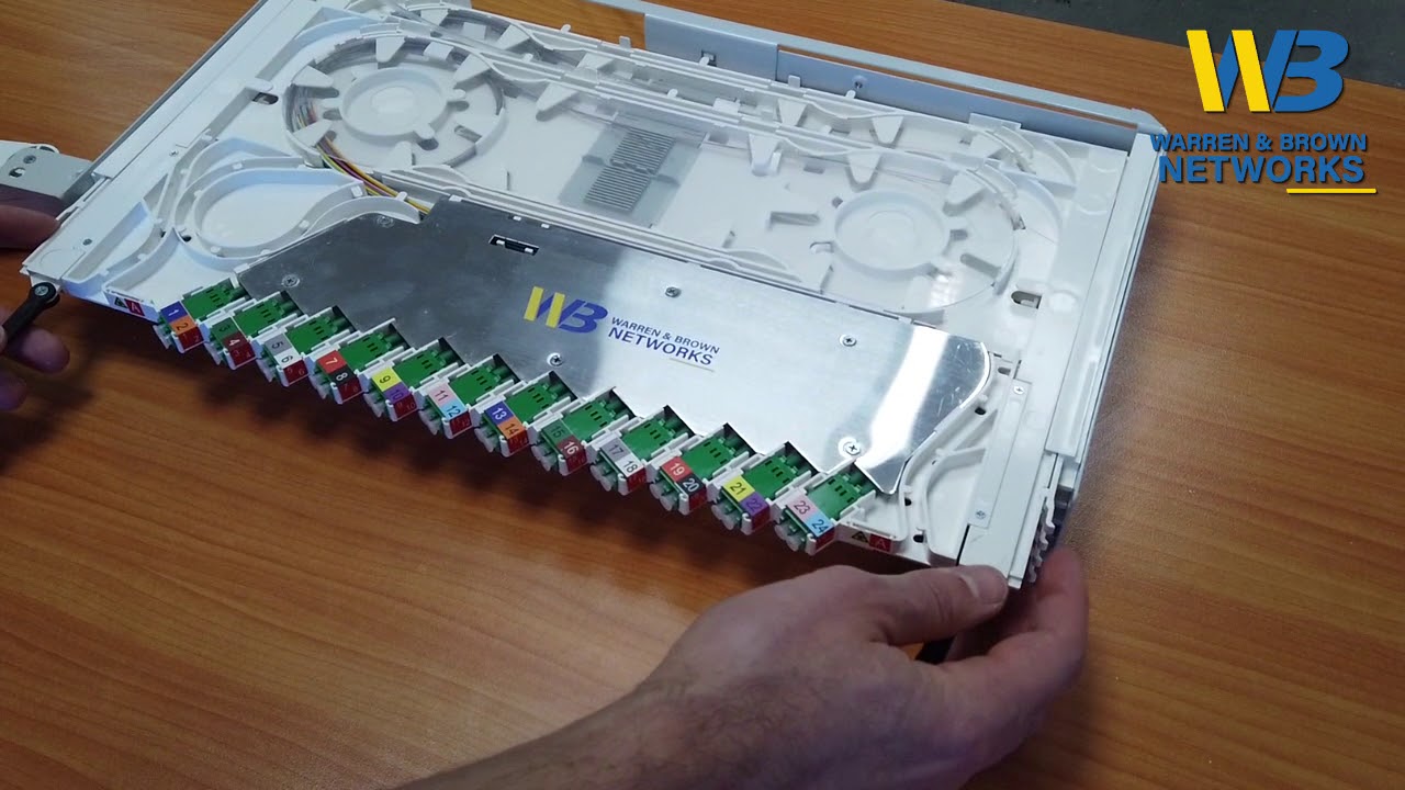 1RU 96F Ultra High Density Patch Panel - Tray Adjustment - YouTube