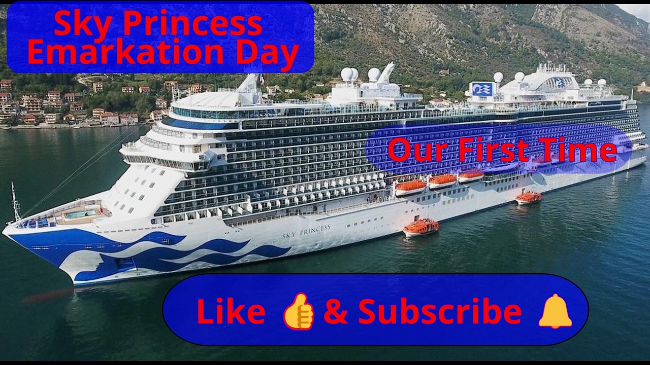 Our First Time on Sky Princess- Embarkation Day- - YouTube