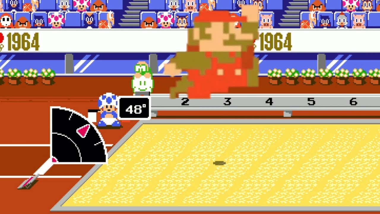 Mario & Sonic at the Tokyo 1964 Olympic Games Long Jump All Character ...