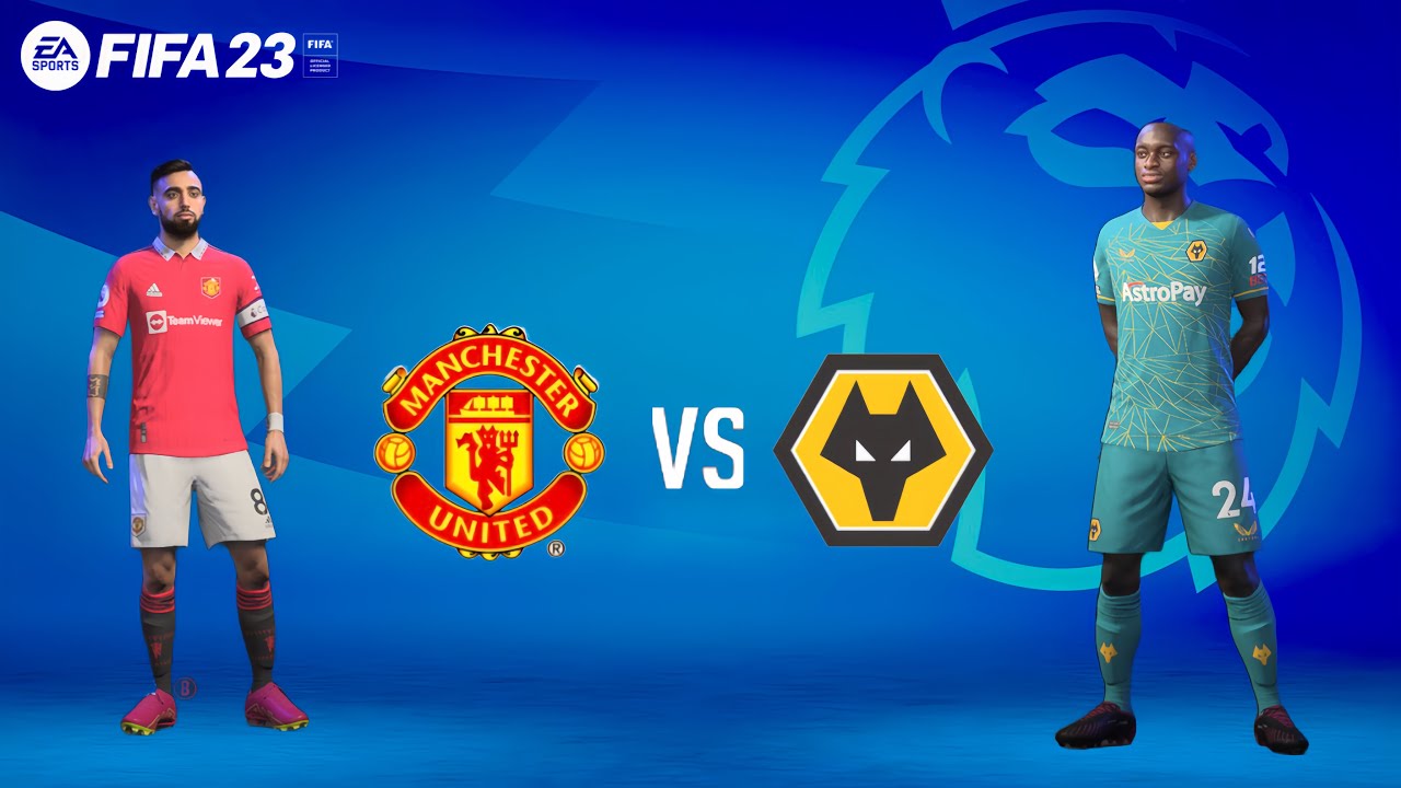FIFA 23 - Man Utd vs Wolves | Premier League 23/24 Season Full Match ...