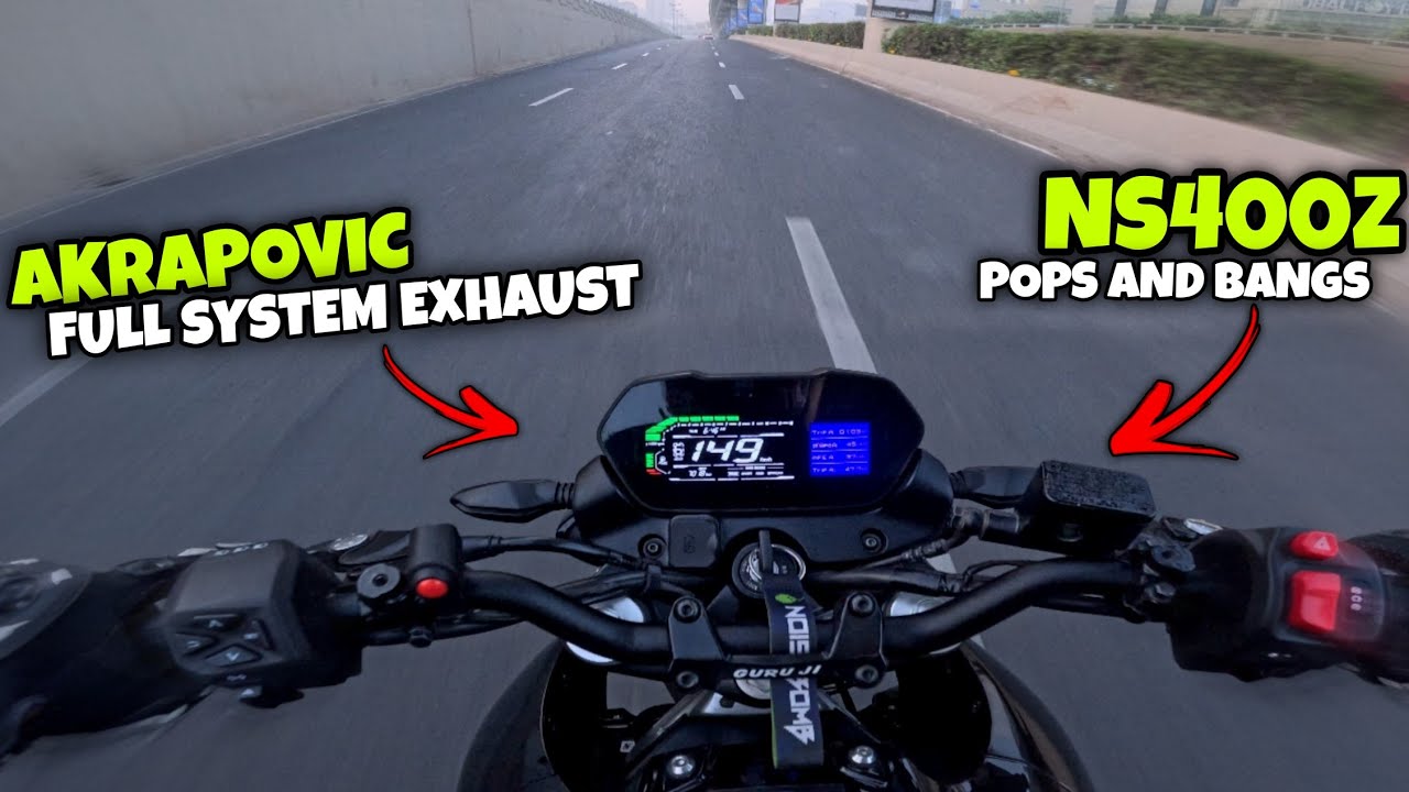 NS400Z FIRST RIDE WITH FULL SYSTEM EXHAUST | POPS AND BANGS ...