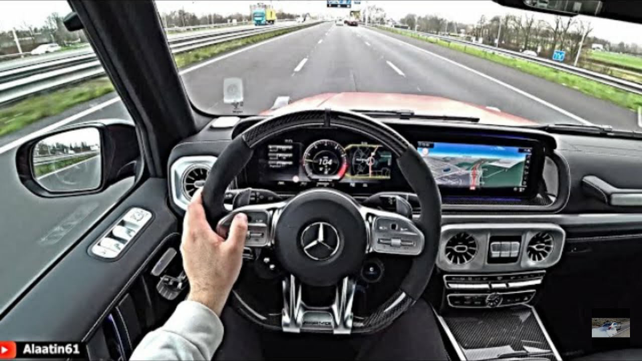 the new mercedes-AMG G63 G wagon 2023 test drive - YouTube