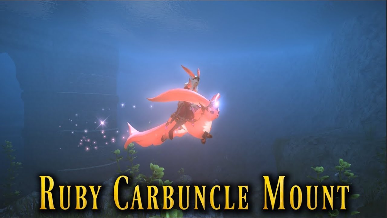 FFXIV: Ruby Carbuncle Mount - Mogstation - YouTube