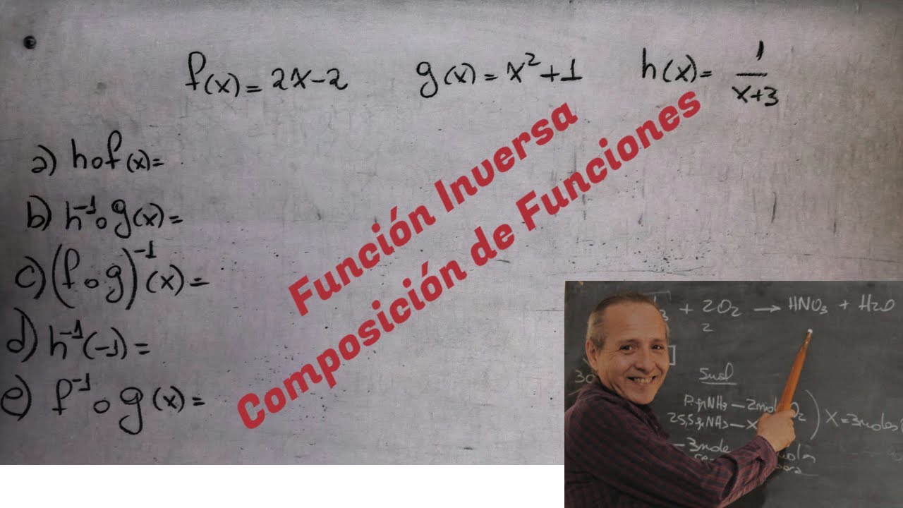 Función Inversa y Composición de Funciones - YouTube
