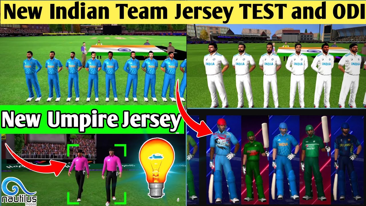 Real Cricket 20 New Mega Update Patch | 100% Real Jerseys, Test Match ...