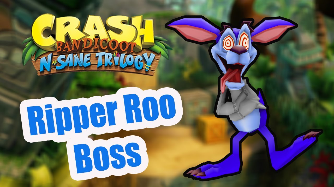 Crash Bandicoot 1 Ripper Roo Boss! - YouTube