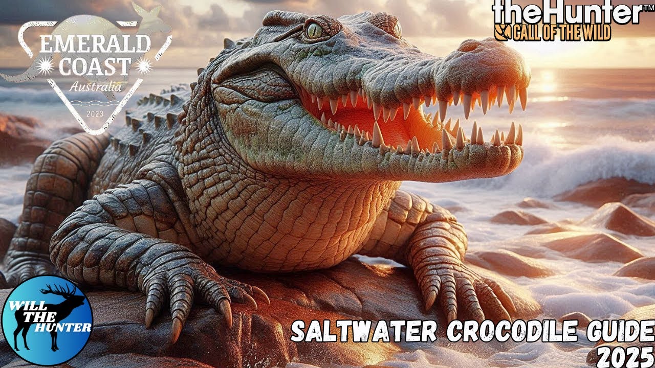 Emerald Coast Saltwater Crocodile Guide | TheHunter Call Of The Wild 2025 - YouTube