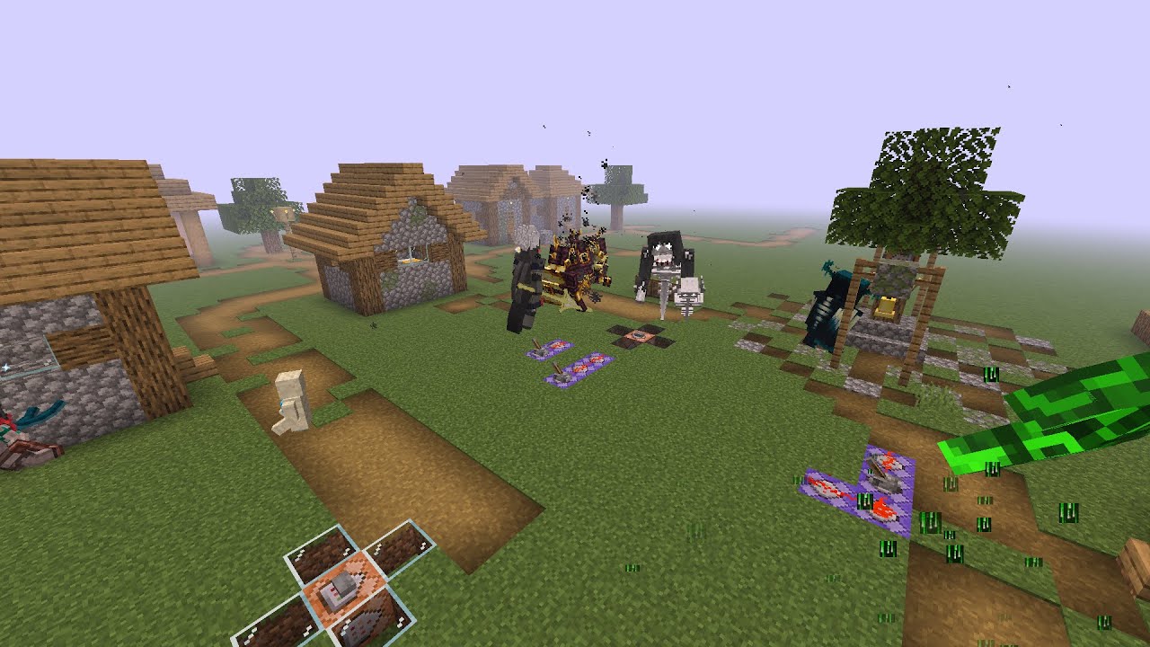 Strong Bosses Team vs Ultra Modded Raid Minecraft Mob Battle - YouTube