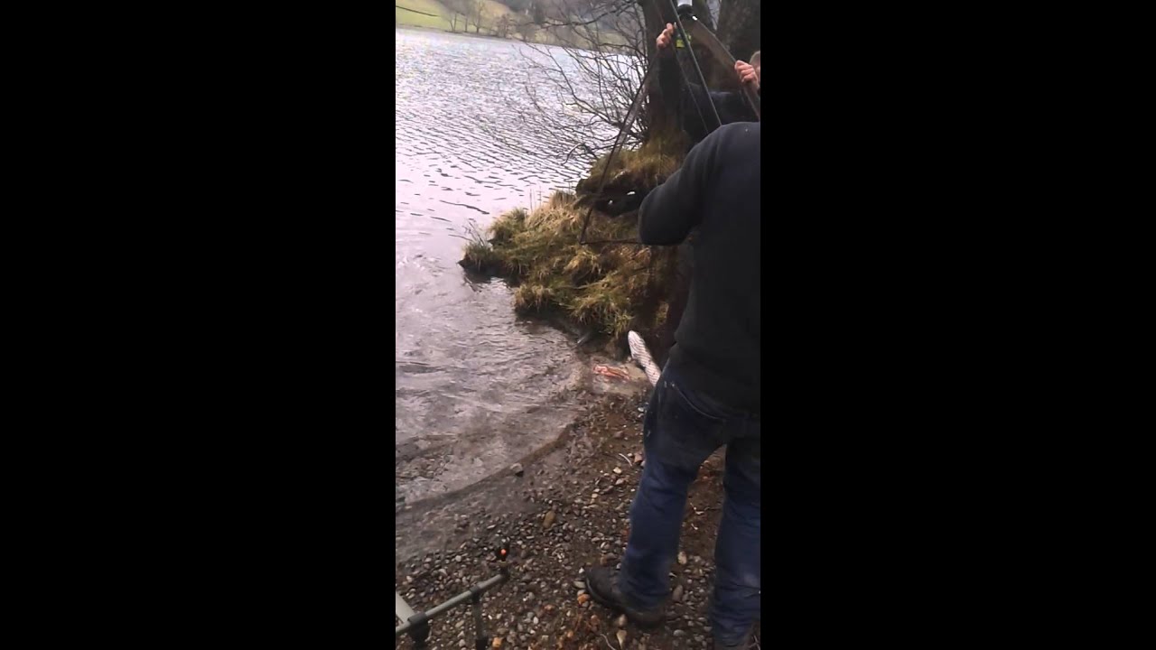 8lb pike grasmere lake district fishing 2016 - YouTube