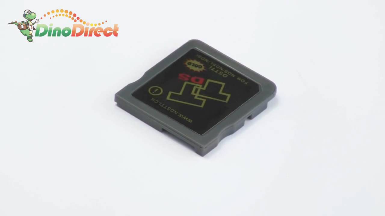Gold Edition DSTTi Card for NDS / NDSL / NDSi - YouTube