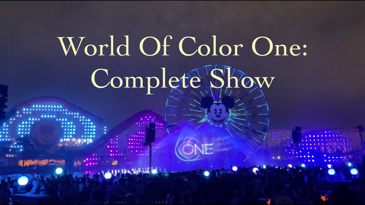 World of Color One: Full Show Experience - YouTube