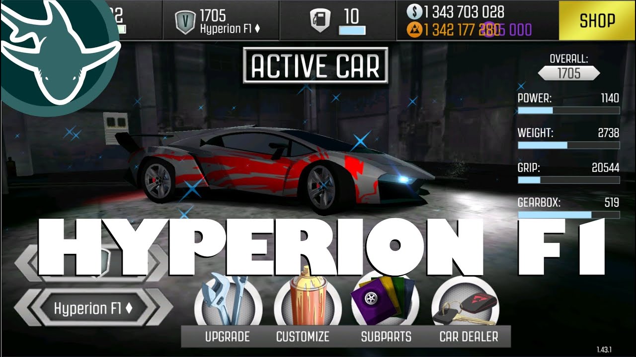 Top Speed : Drag & Fast Street Racing 3D Hyperion F1 Mod All Cars Unlocked - YouTube