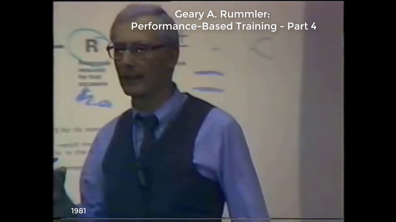 Geary A Rummler 1981 Clip 04 - YouTube
