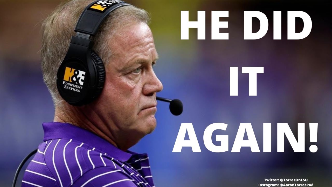How ANGRY should LSU fans be with Brian Kelly after... ANOTHER SEASON ...