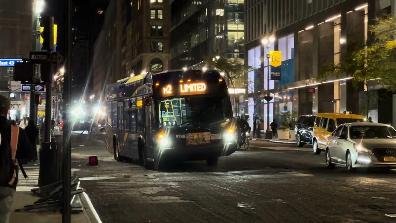 MTA New York City Bus 2021 NovaBUS LF40102 “LFS” Hybrid 9788 & 9867 on Route M2 Limited - YouTube