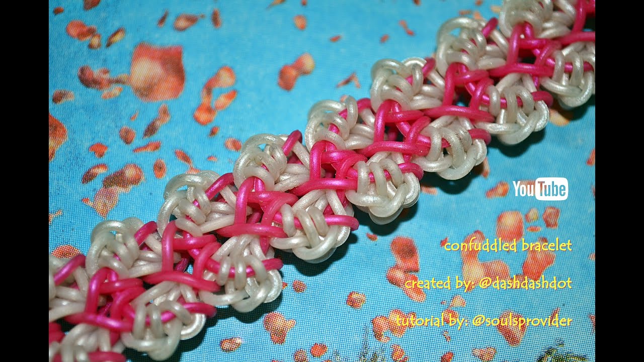 CONFUDDLED BRACELET HOOK ONLY DESIGN TUTORIAL - YouTube