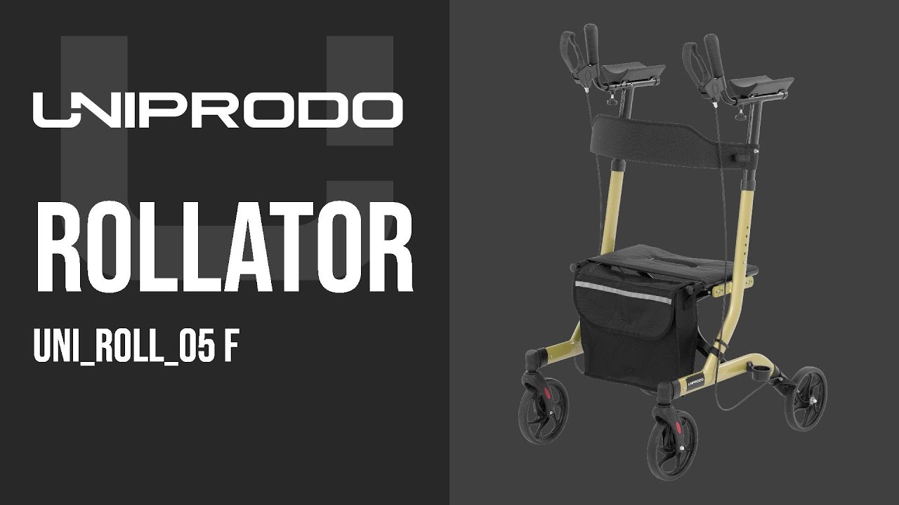Rollator Uniprodo UNI_ROLL_05 F | Produktvorstellung 10250606 - YouTube