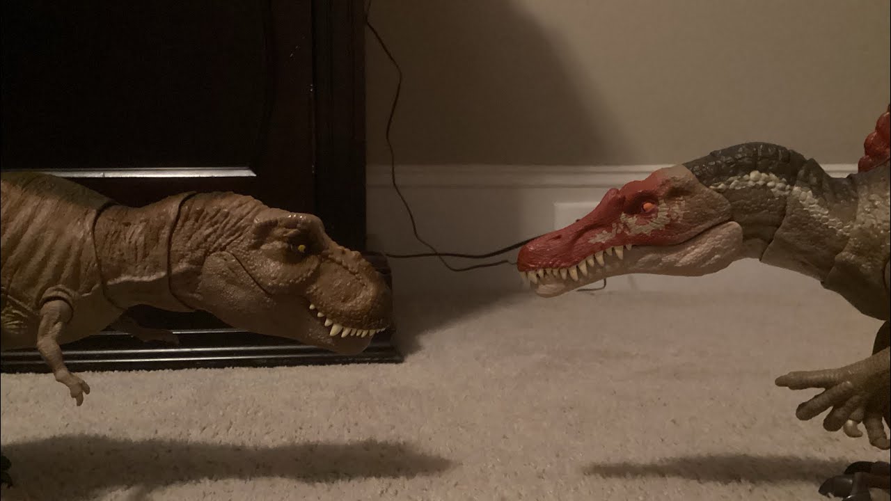 Rexy (Prime) Vs Spinosaurus (CC) | Stop Motion | Part 1 of New Series ...