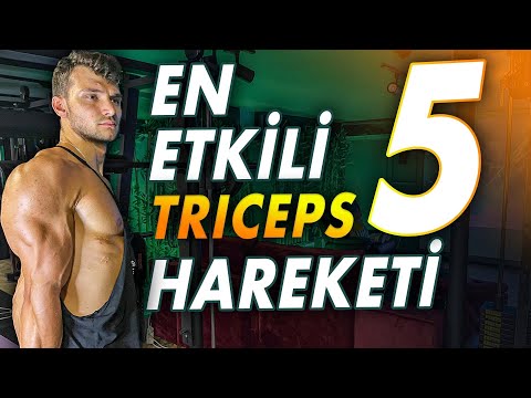En Etkili 5 TRİCEPS Hareketi | En İyi ARKA KOL Antrenmanı!