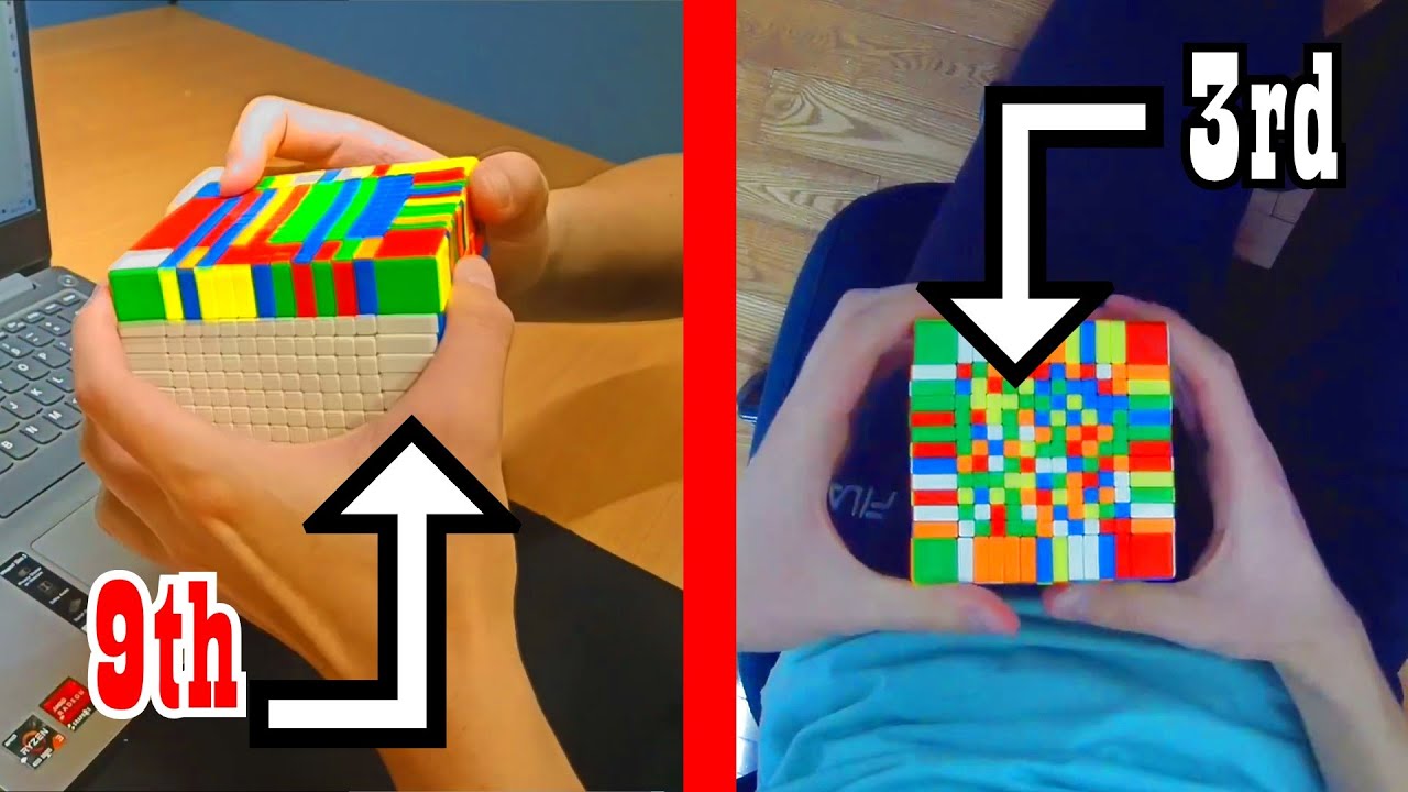 Top 10 FASTEST 13x13 solves Ever - YouTube