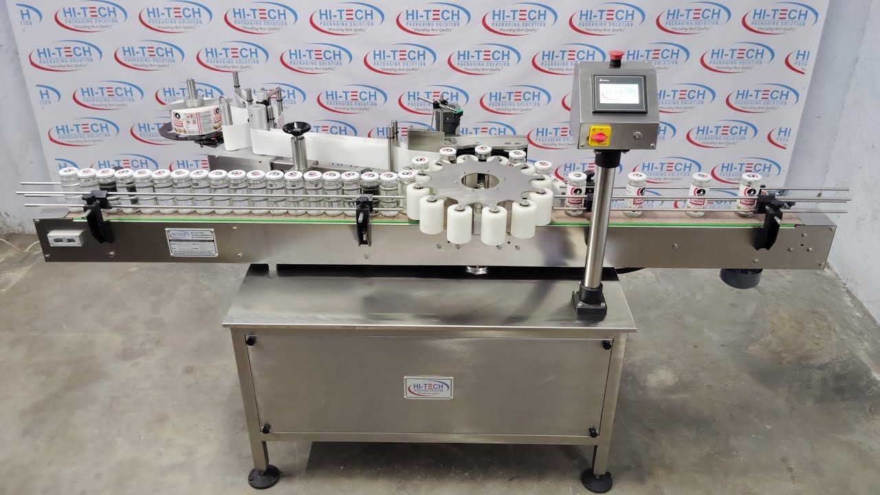 Automatic High Speed Round Bottle Sticker Labelling Machine / High ...