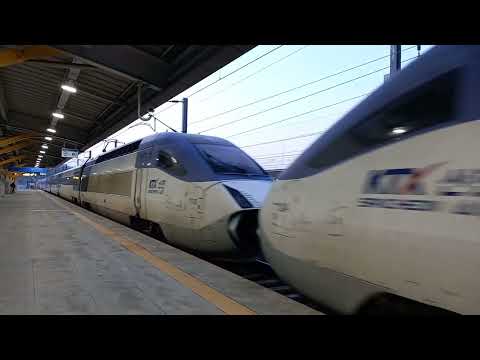 한국철도공사 KTX-산천 113호기&124호기 중련 김천구미역 발차 영상 - YouTube