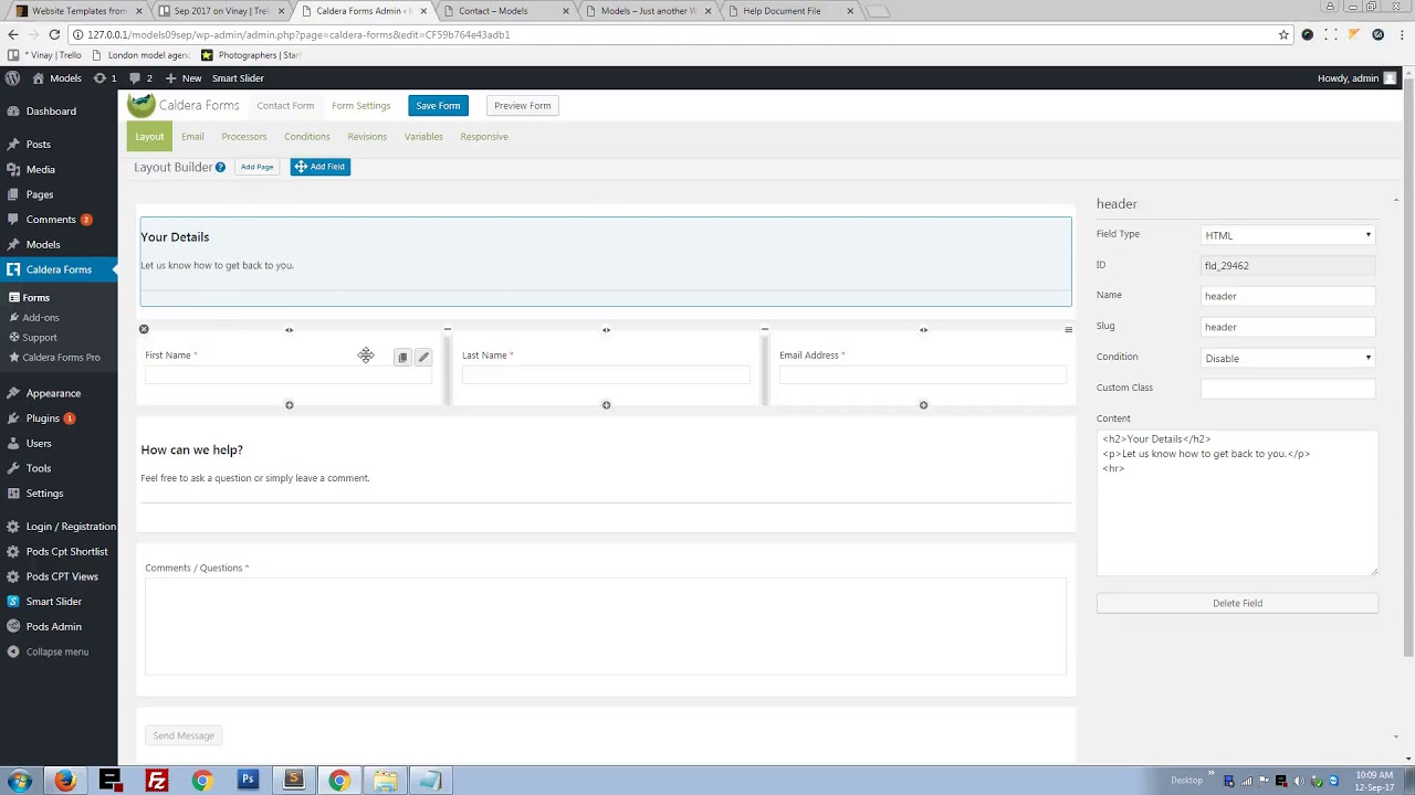 How to Create Caldera Forms - YouTube