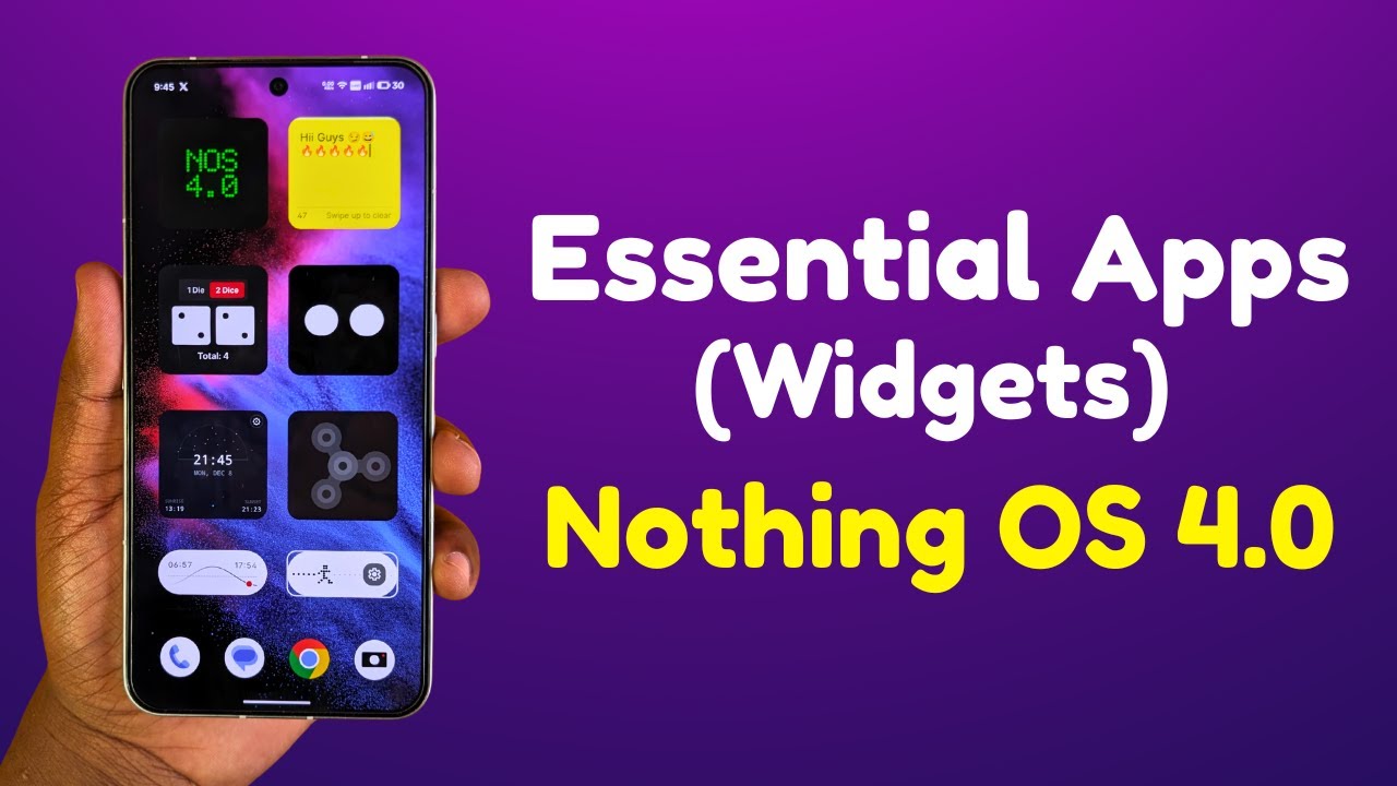 Top 12 Essential Apps & Widgets You MUST Try on Nothing OS 4.0! 🔥 - YouTube