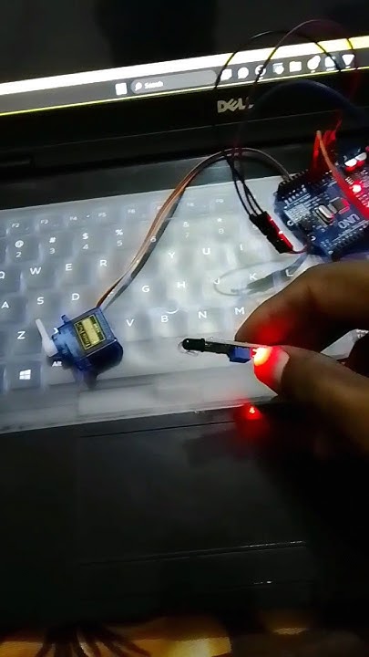 Arduino project using servo motor with ir sensor #electronics_project ...