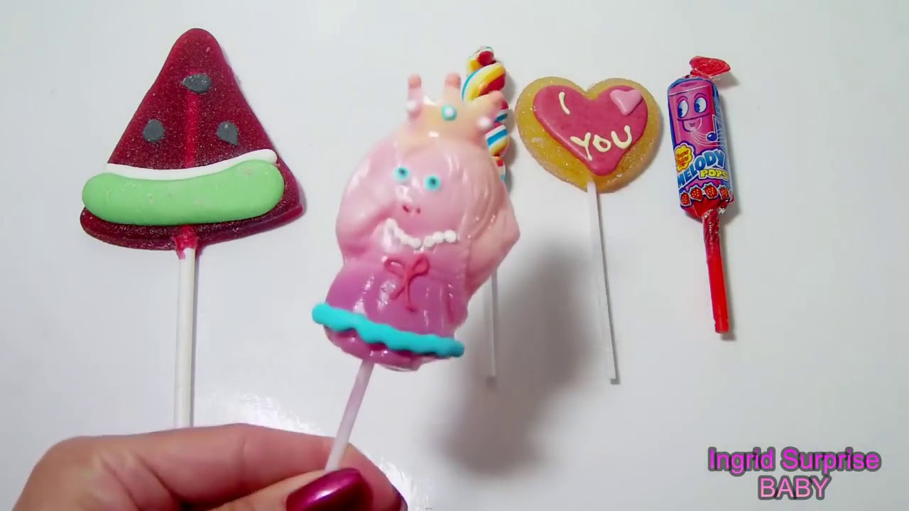 Mega Sweets Finger Family Song Lollipops & Candies, Daddy Finger Song ...