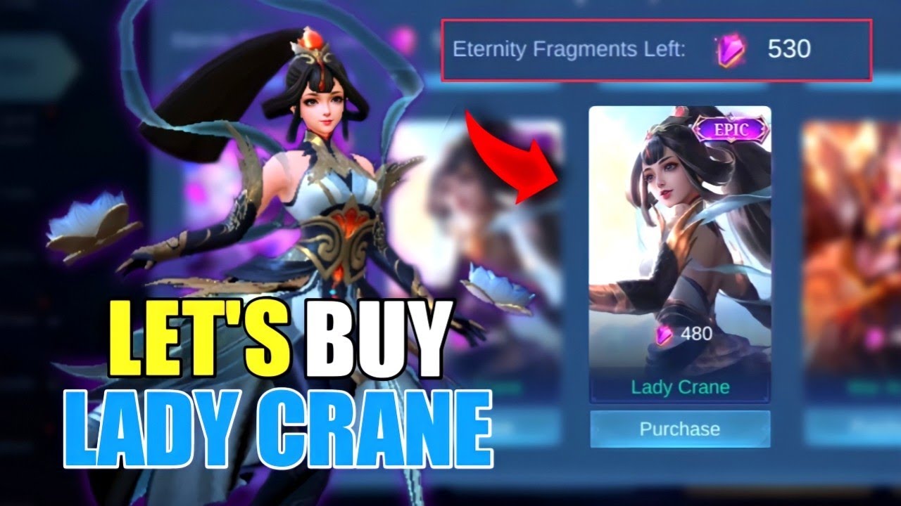 FINALLY!! MY FIRST GAMEPLAY WITH GUINEVERE LADY CRANE SKIN - MLBB - YouTube
