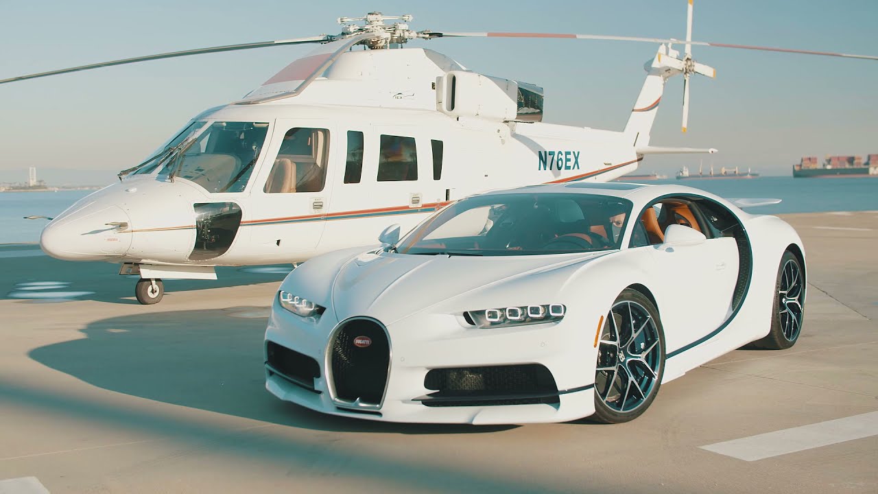Bugatti Newport Beach x IEX Helicopters - YouTube