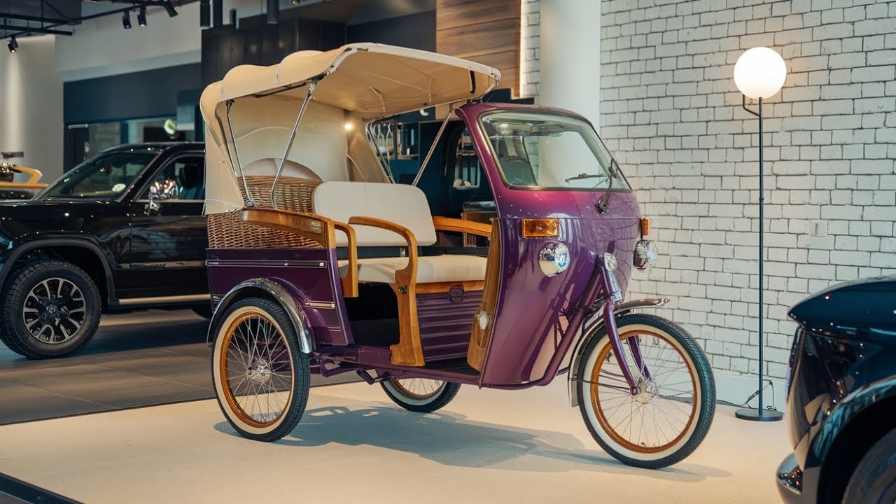 "Purple Camper Tricycle Rickshaw Tour: A Unique Adventure Vehicle ...