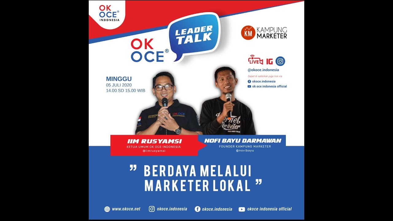 Leader Talk- Nofi Bayu (Founder Kampung Marketer) - YouTube