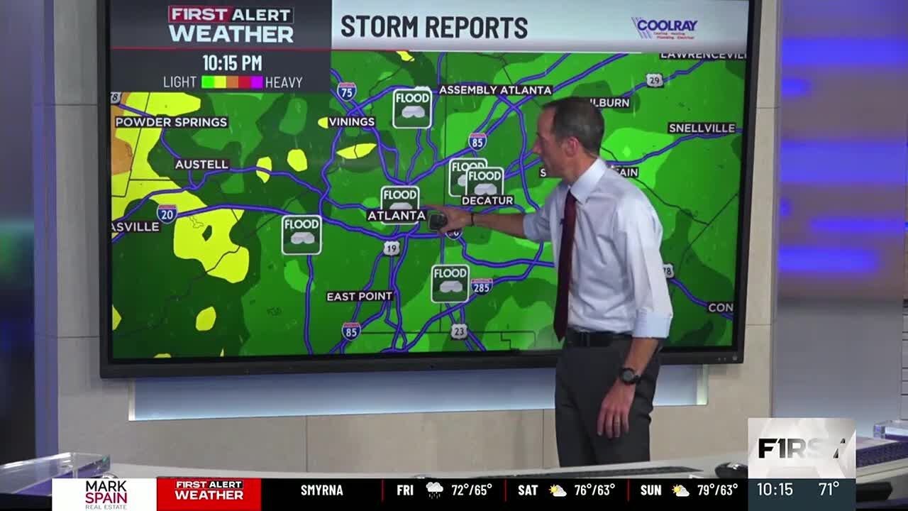 Metro Atlanta slammed by rain before Hurricane Helena makes landfall ...