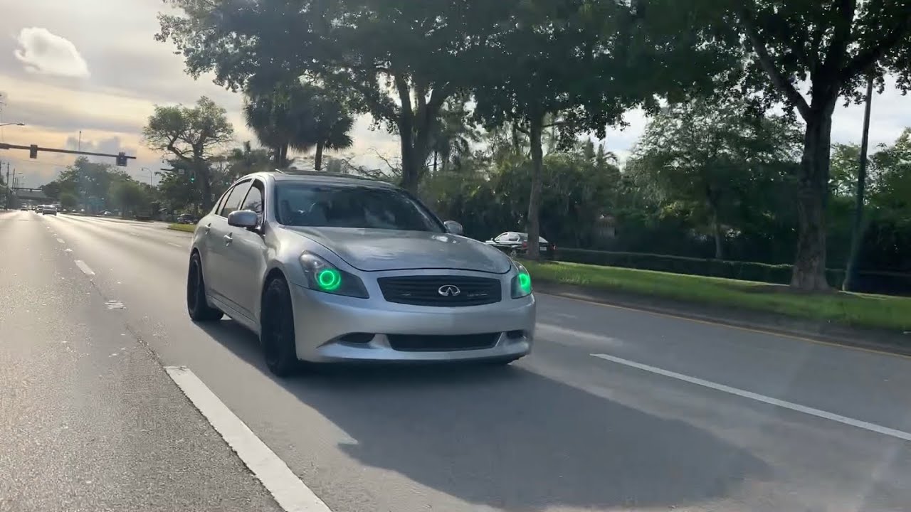 G35 sedan ISR Single Exit Flyby - YouTube