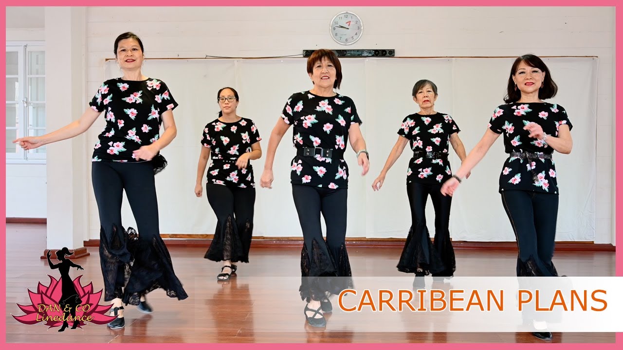Line Dance Caribbean Plans - YouTube