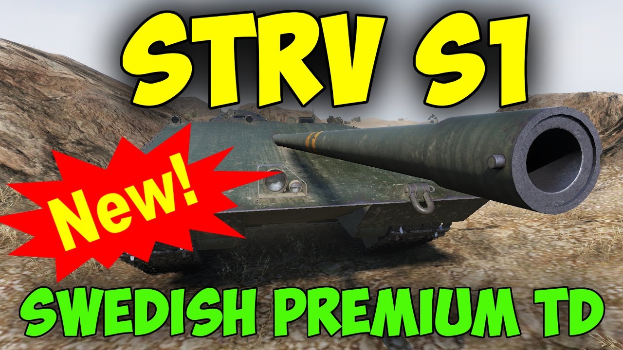 Strv S1 || new swedish premium TD | 7,2K DMG - 8 Kills || World of ...