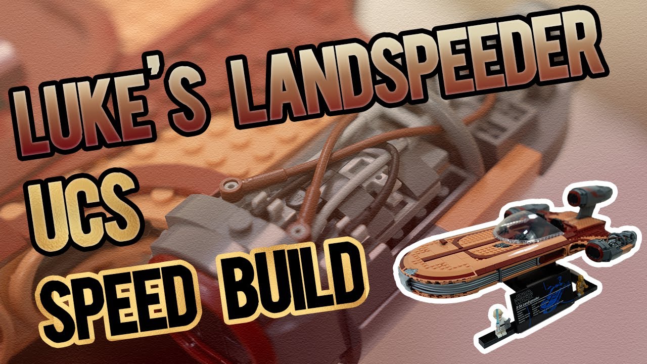 Lego Luke Skywalker's Landspeeder UCS Speed Build - Set 75341 #lego # ...