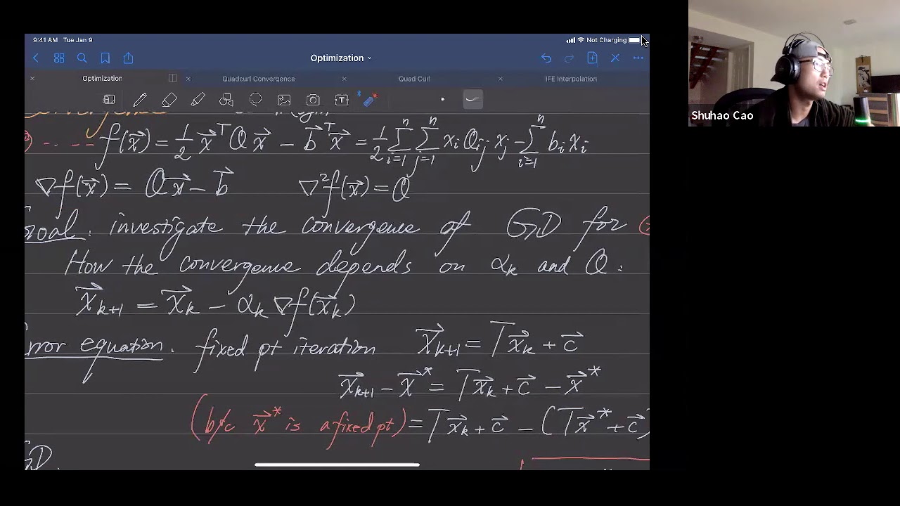 Optimization Lecture 24: convergence of gradient descent - YouTube